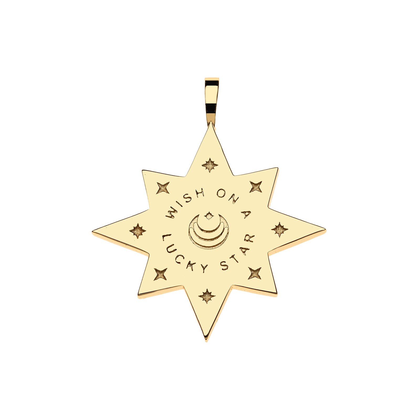LUCKY Wish On A Star Embellished Pendant – Jane Win Jewelry