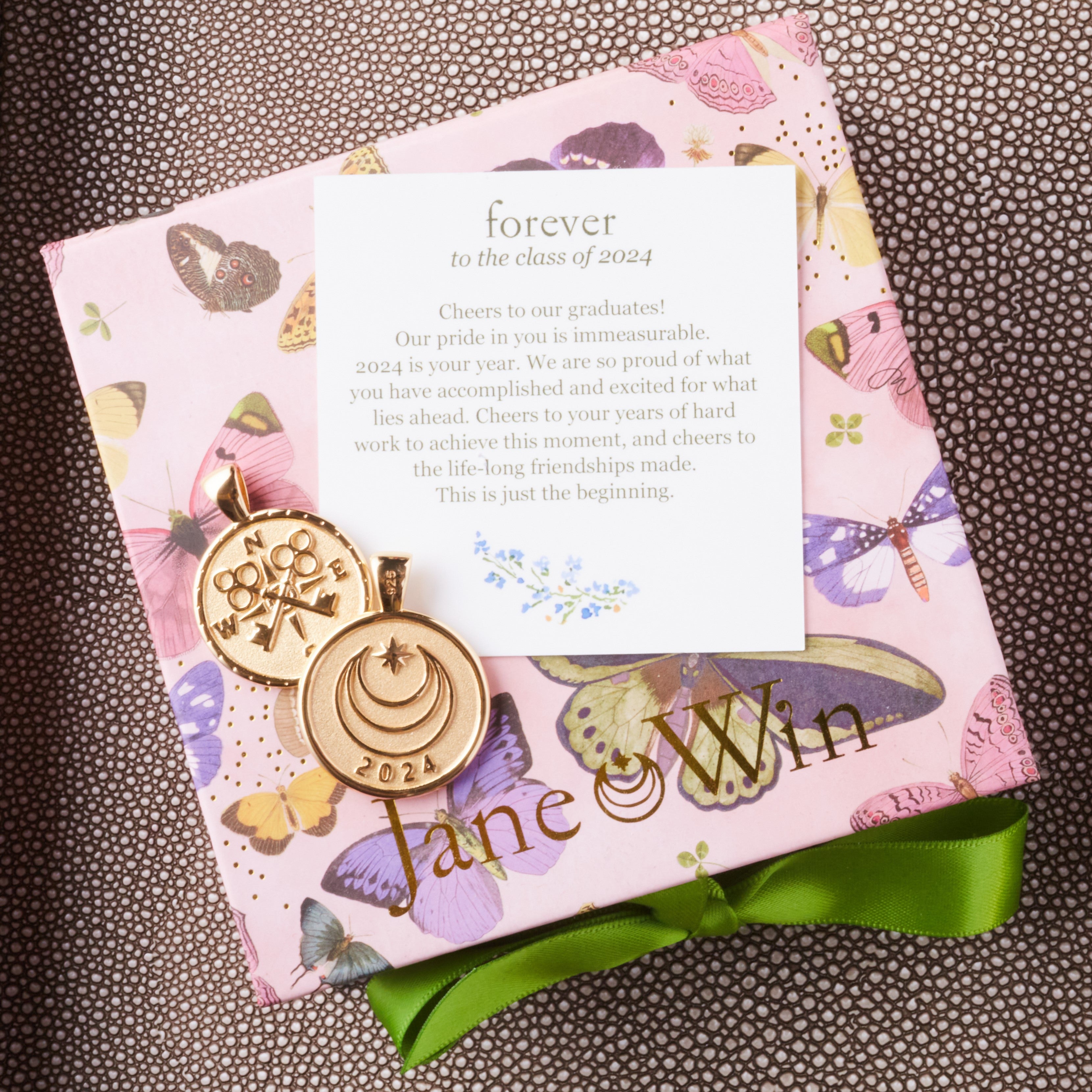 Note from Jane: Spring is coming! Celebrate the grad 🩷 – Jane Win Jewelry