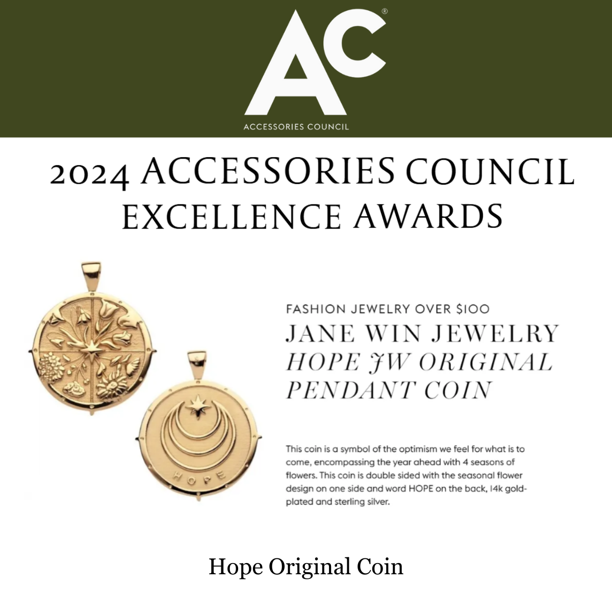 Press Highlight: Jane Win awarded 2024 AC Excellence Award – Jane Win ...