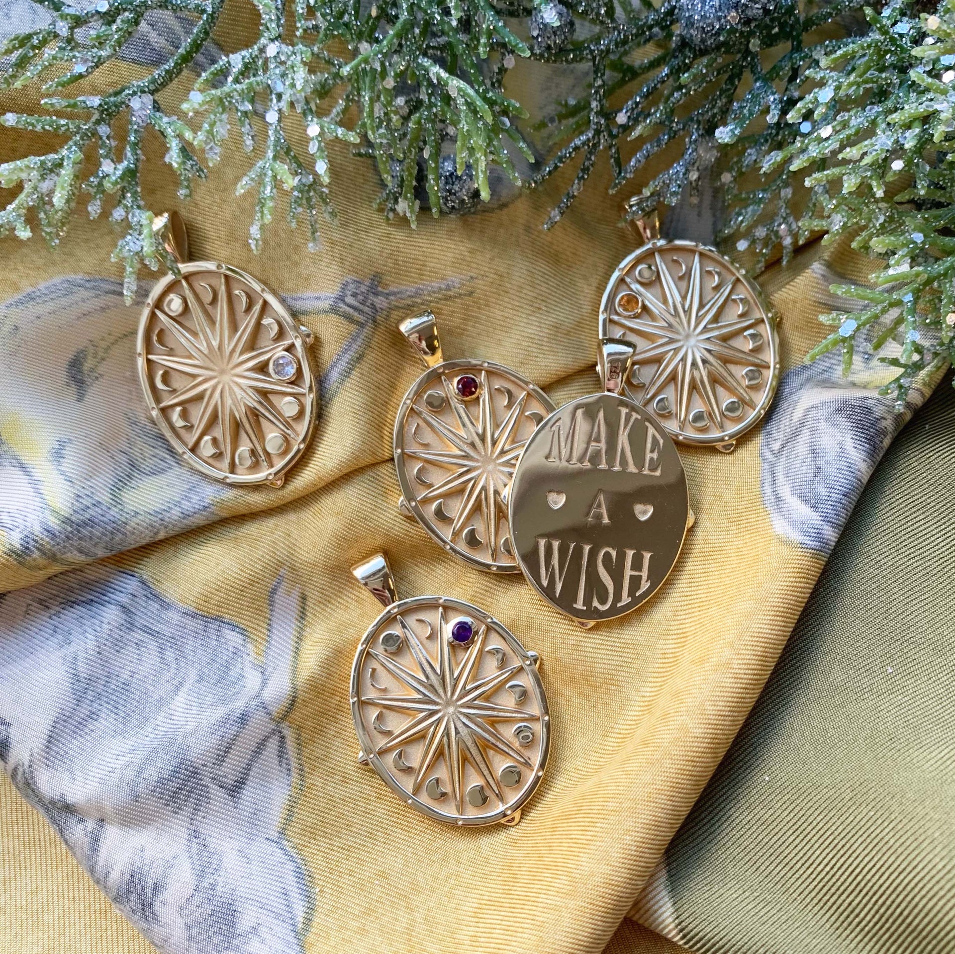 Birthstone Pendants – Jane Win Jewelry