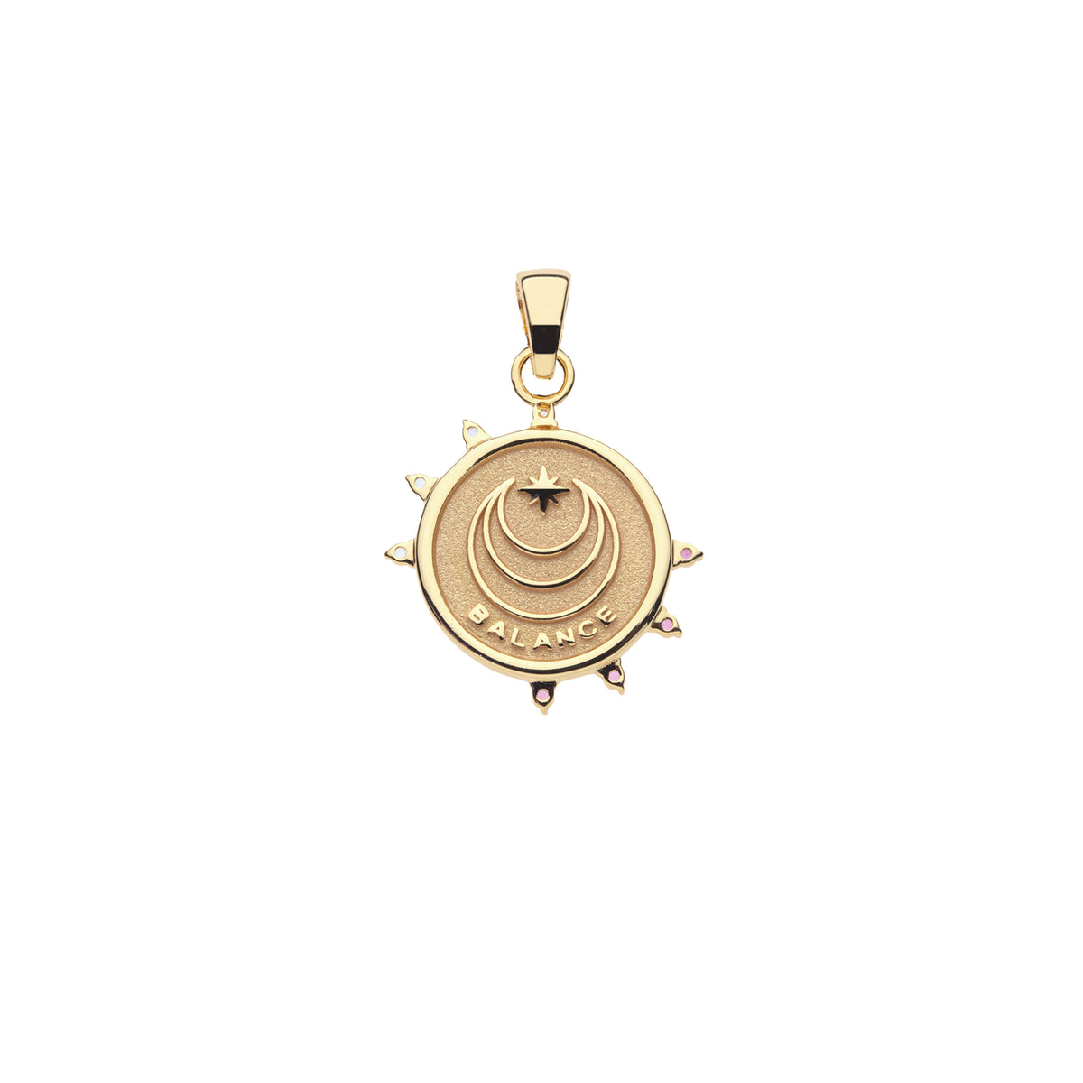 BALANCE Petite Embellished Coin – Jane Win Jewelry
