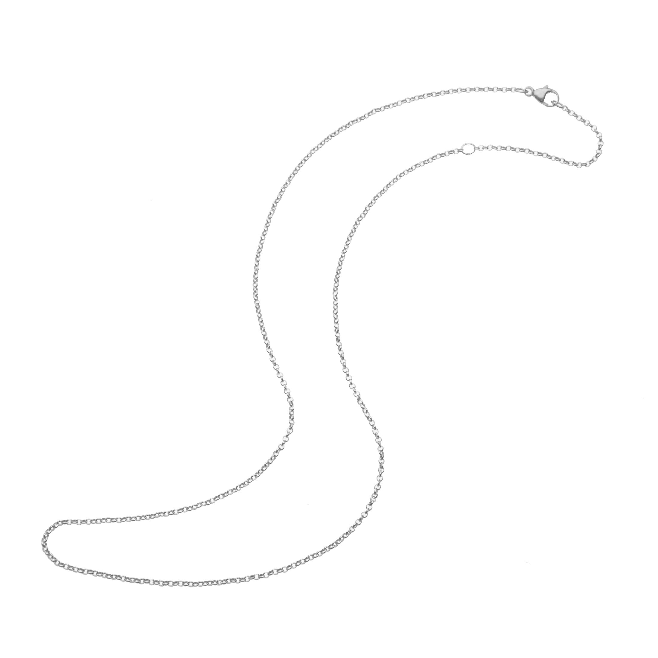 16-18" Classic Rolo Chain in Silver – Jane Win Jewelry