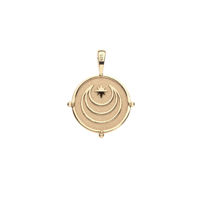 Embellished Personalized Petite Coin Pendant – Jane Win Jewelry