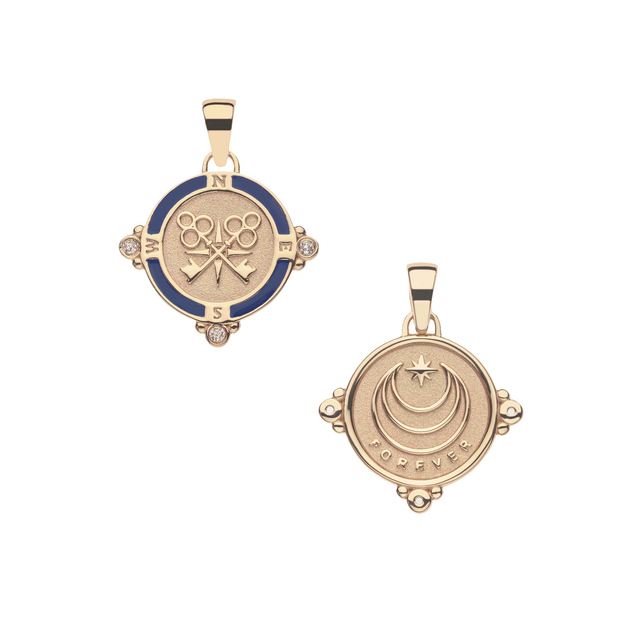 FOREVER Petite Embellished Coin – Jane Win Jewelry