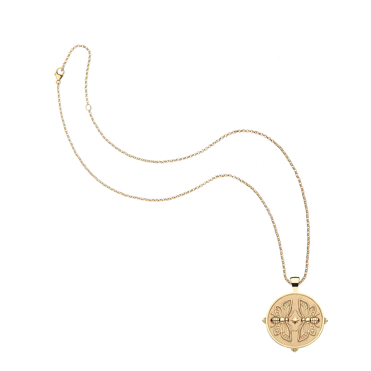 Pendant Coin Necklace with Symbol and Inspired Word - FOREVER – Jane ...
