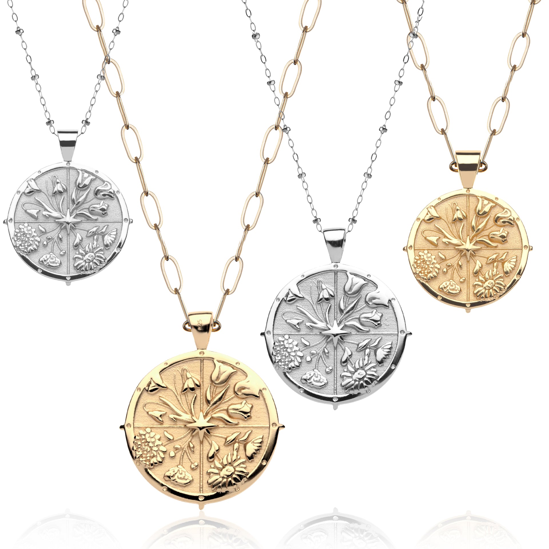 Pendant Coin Necklace with Symbol and Inspired Word - HOPE – Jane Win ...