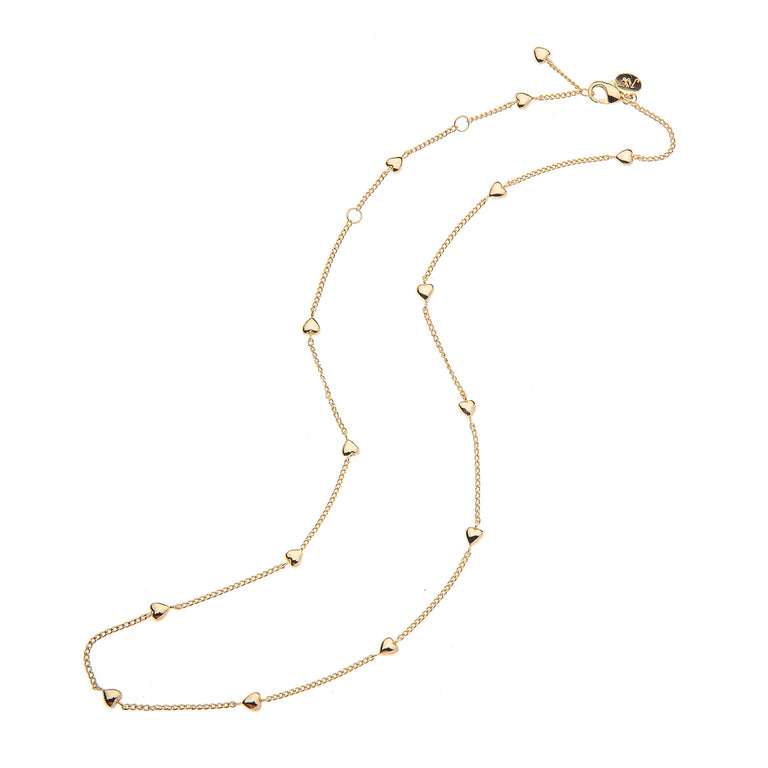 LOVE Adjustable Heart Chain Necklace – Jane Win Jewelry