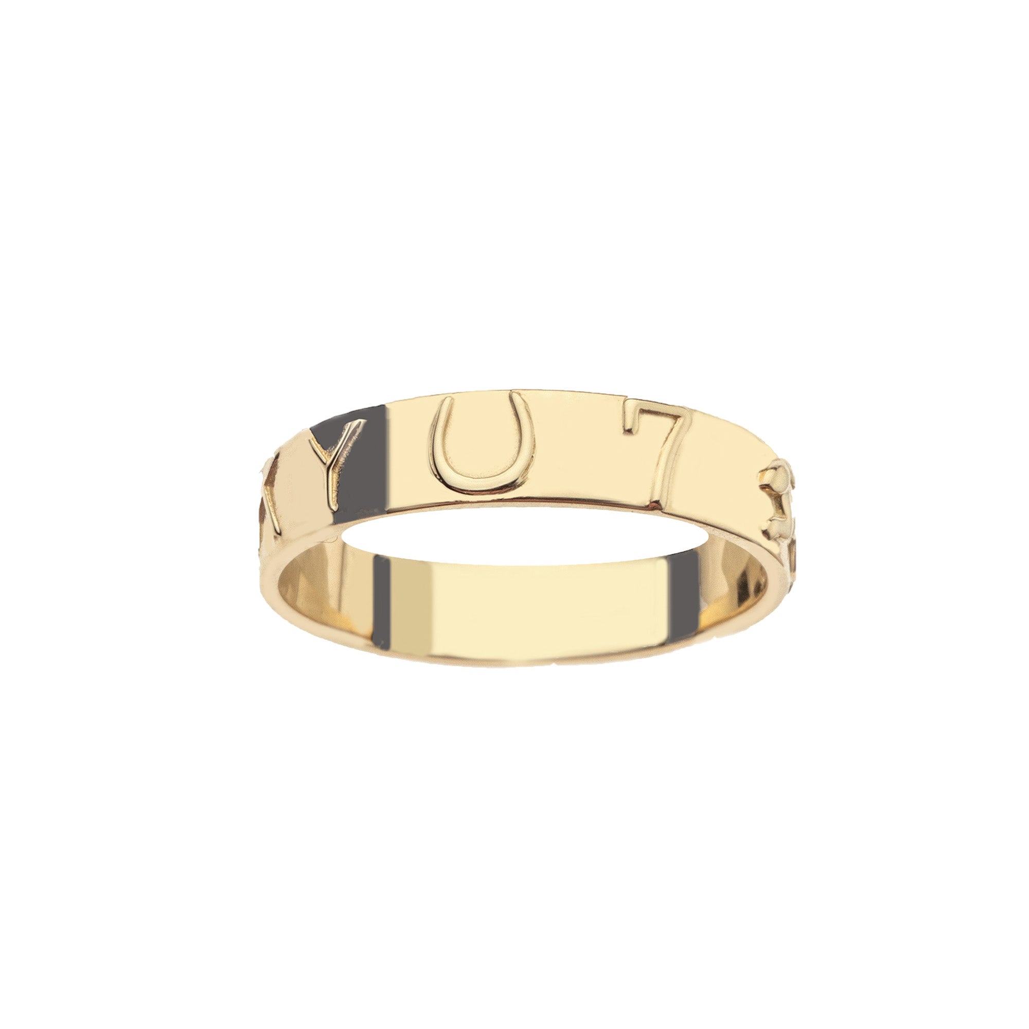 LUCKY Stacking Ring – Jane Win Jewelry