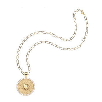 Pendant Coin Necklace Location - NAPLES – Jane Win Jewelry