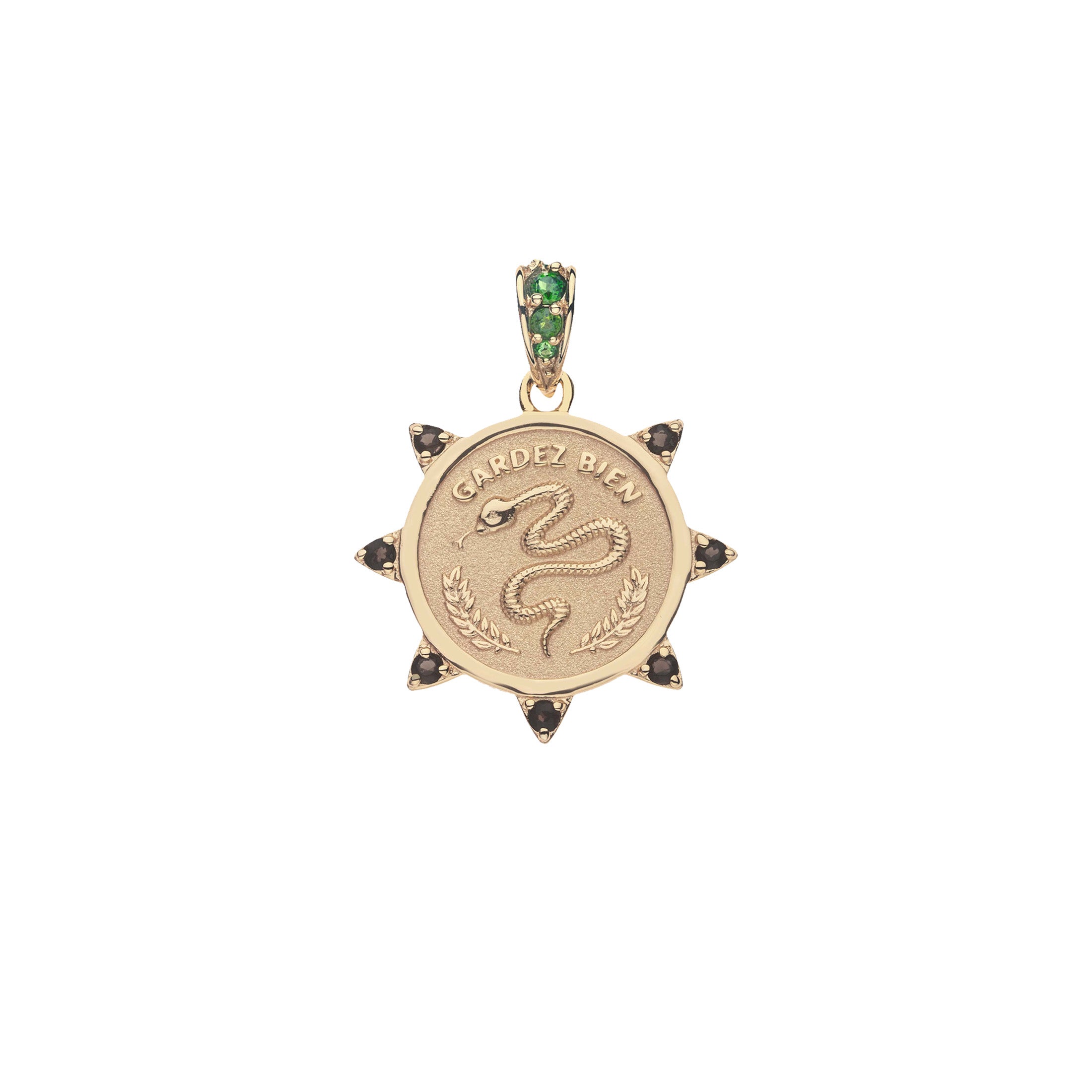PROTECT Petite Embellished Coin – Jane Win Jewelry
