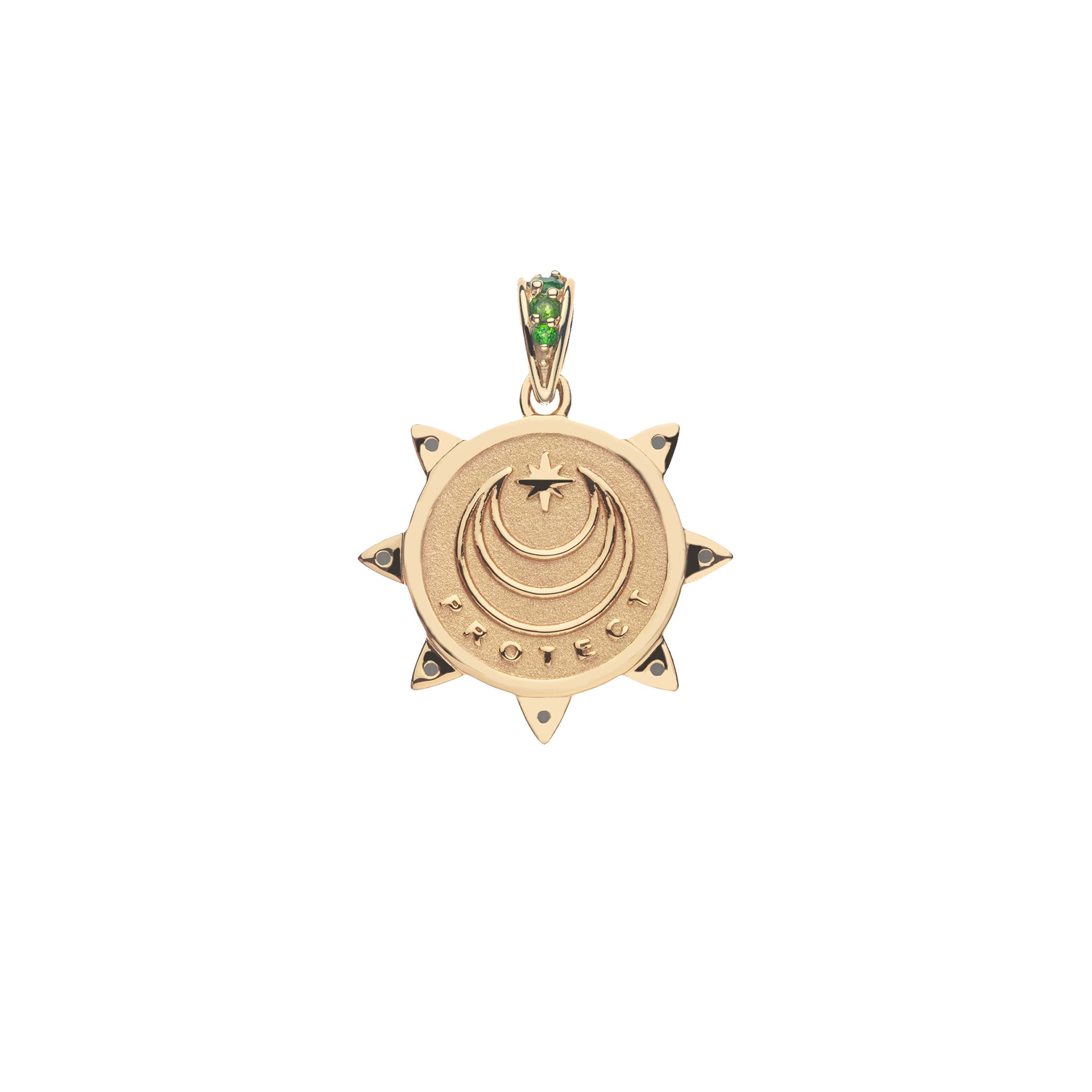 PROTECT Petite Embellished Coin – Jane Win Jewelry