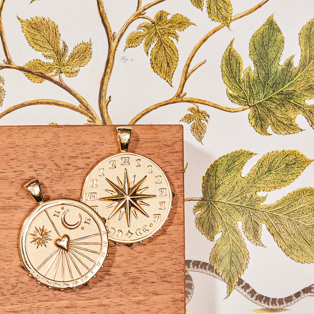 FOREVER Sundial Pendant Coin – Jane Win Jewelry