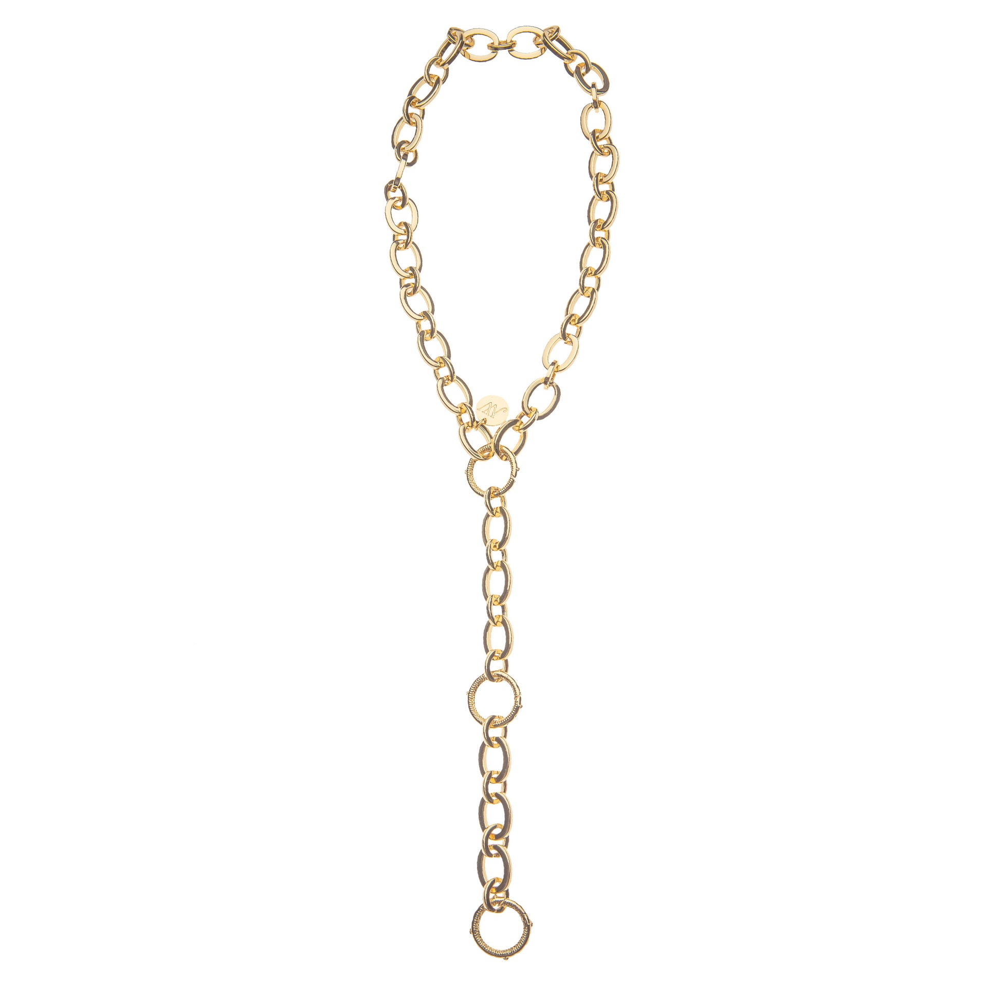 Lariat Multi-Style Chunky Link Chain – Jane Win Jewelry