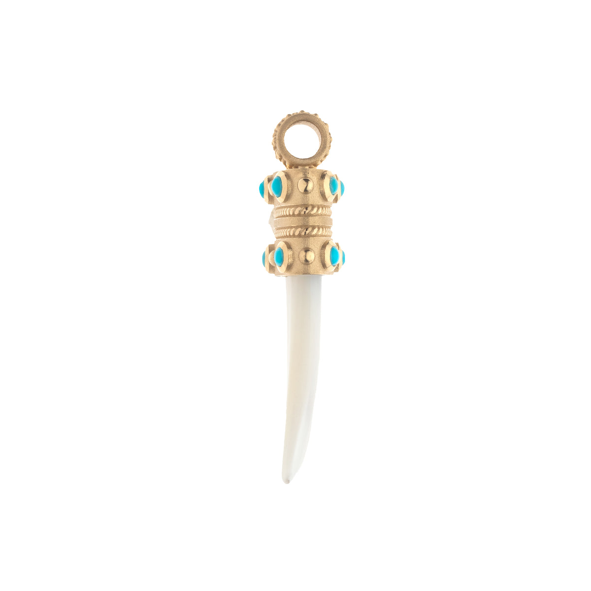 PROTECT 14k Mother of Pearl Tusk Pendant – Jane Win Jewelry