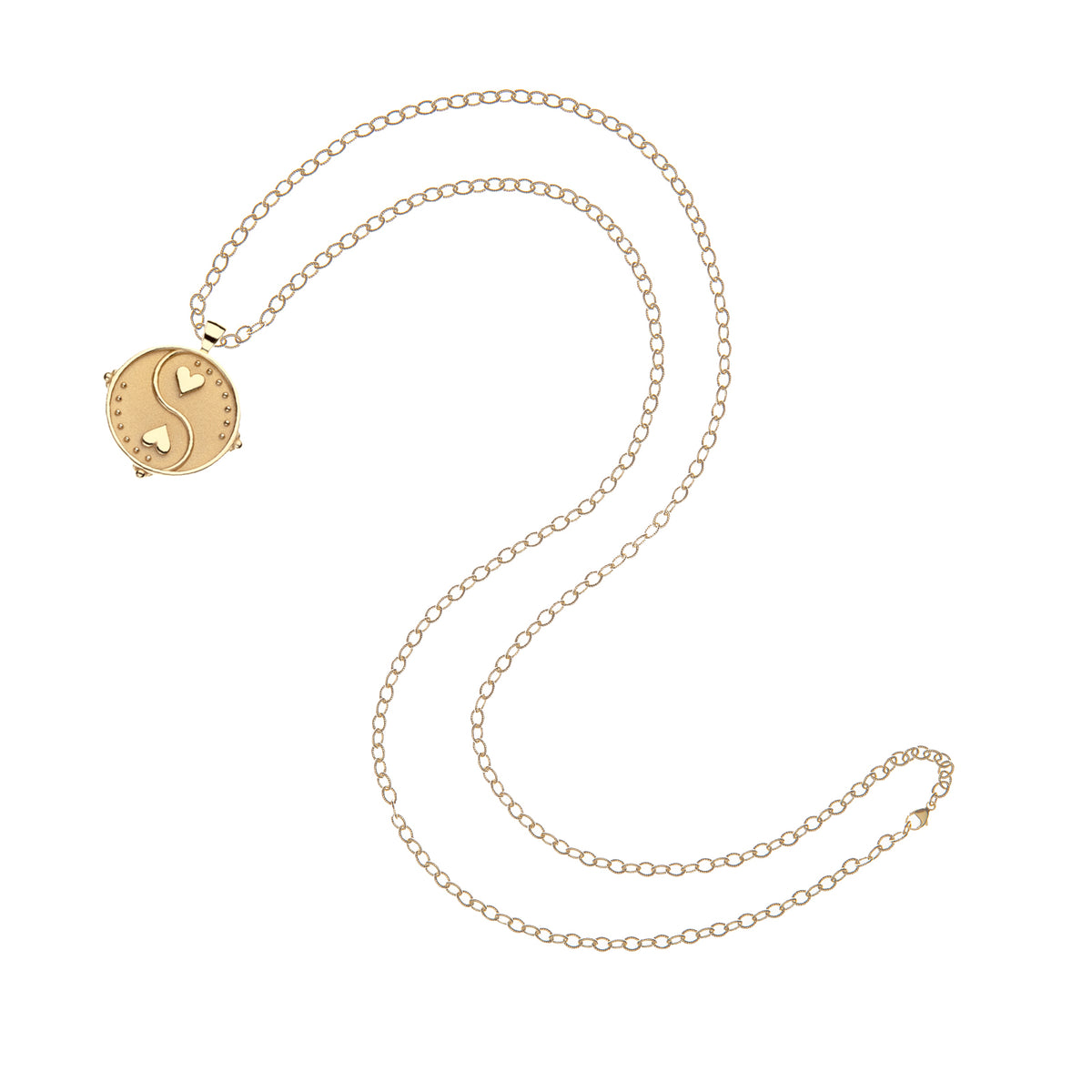 Pendant Coin Necklace with Symbol and Inspired Word - BALANCE – Jane ...