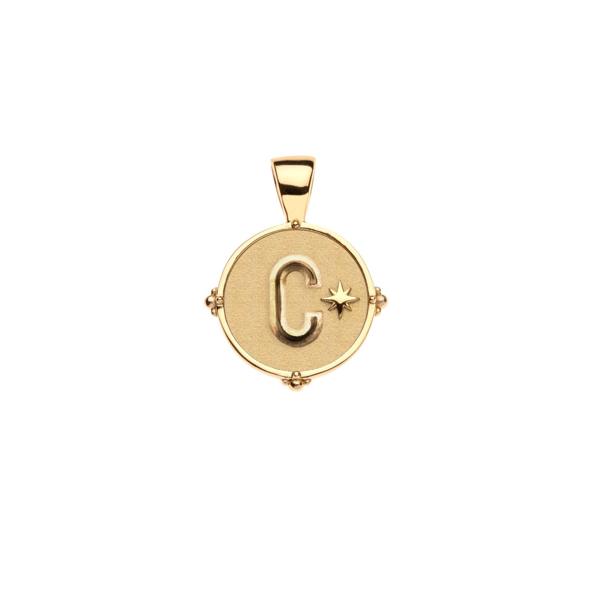 JW Letter Coin Pendant – Jane Win Jewelry