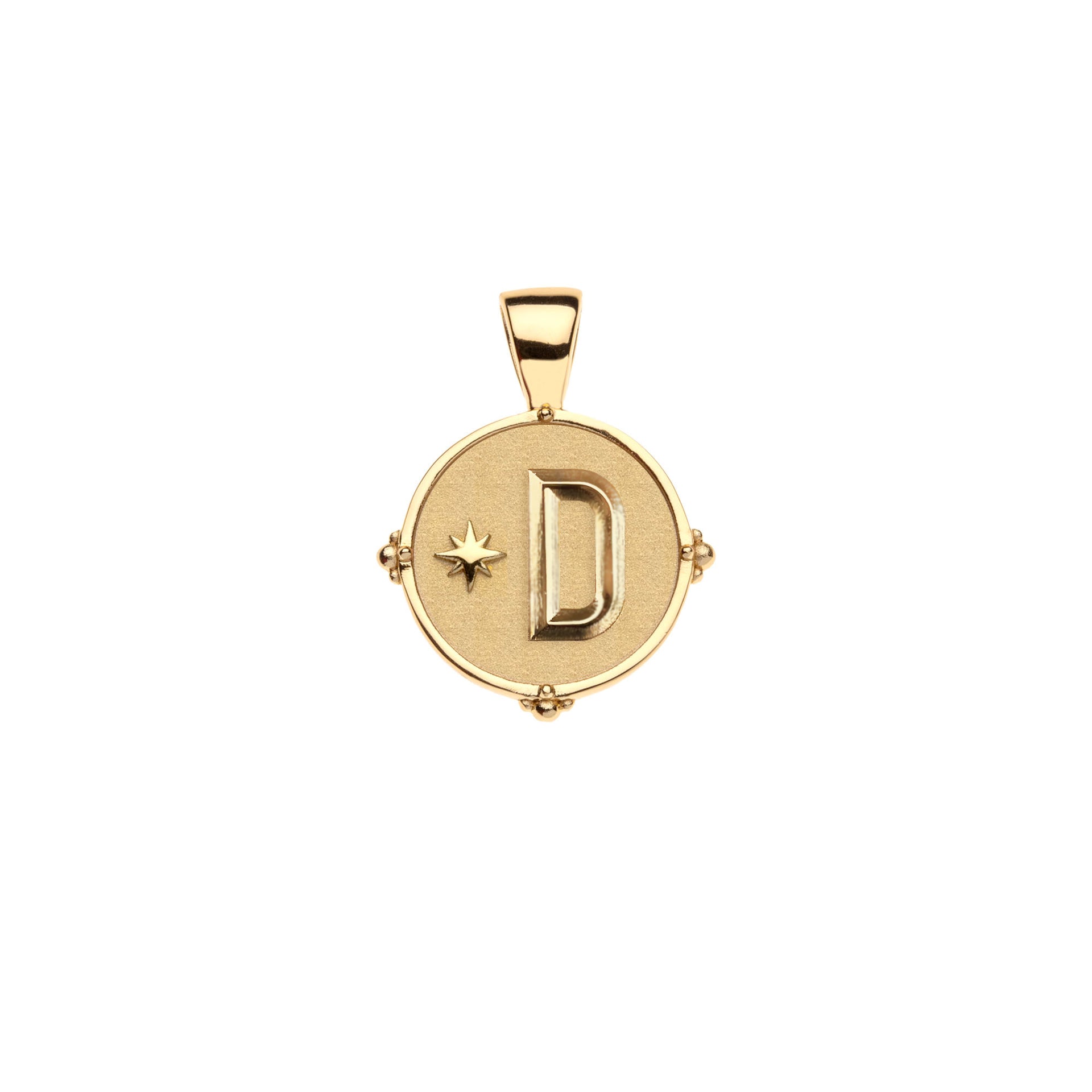 JW Letter Coin Pendant – Jane Win Jewelry