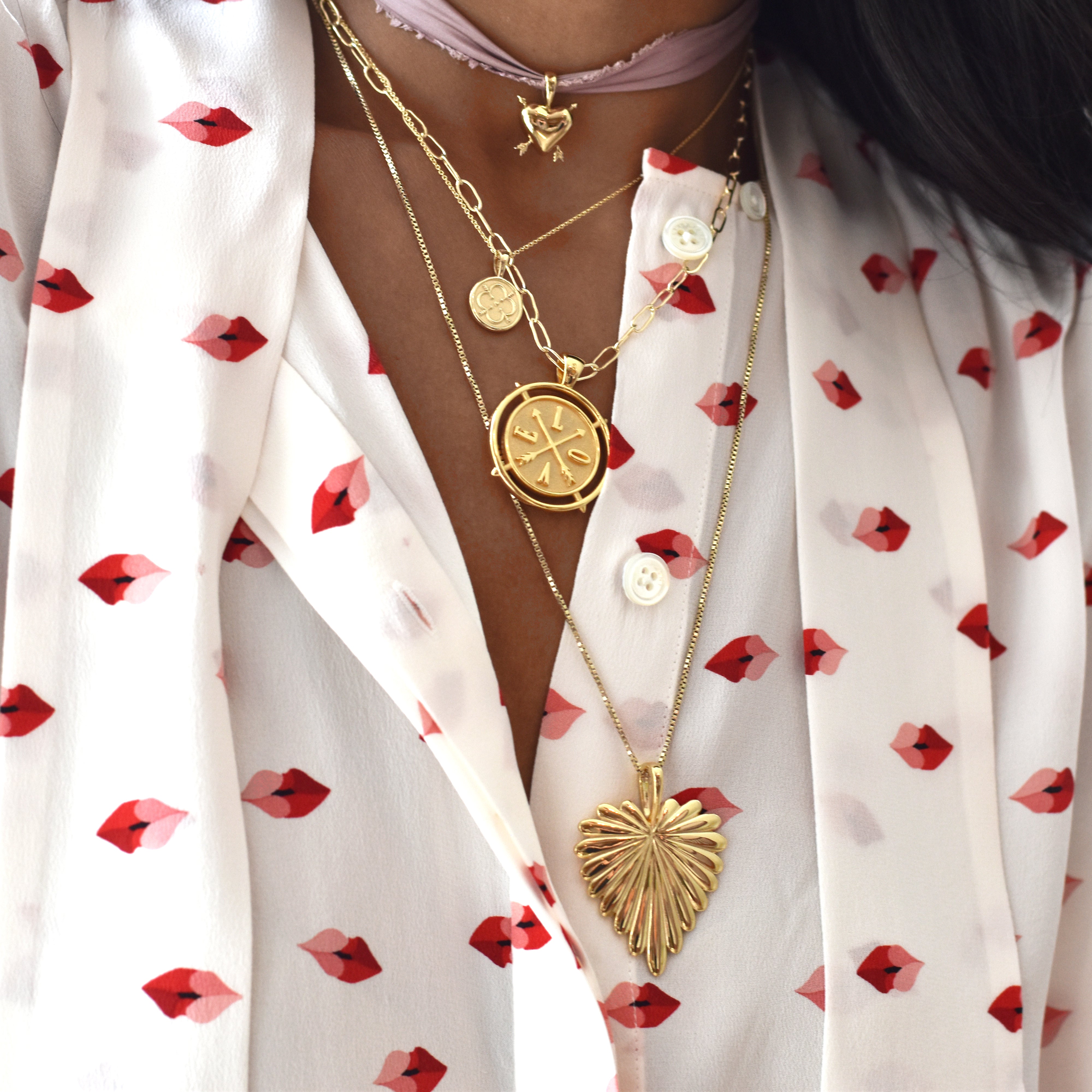 LOVE Full-Heart Pendant – Jane Win Jewelry