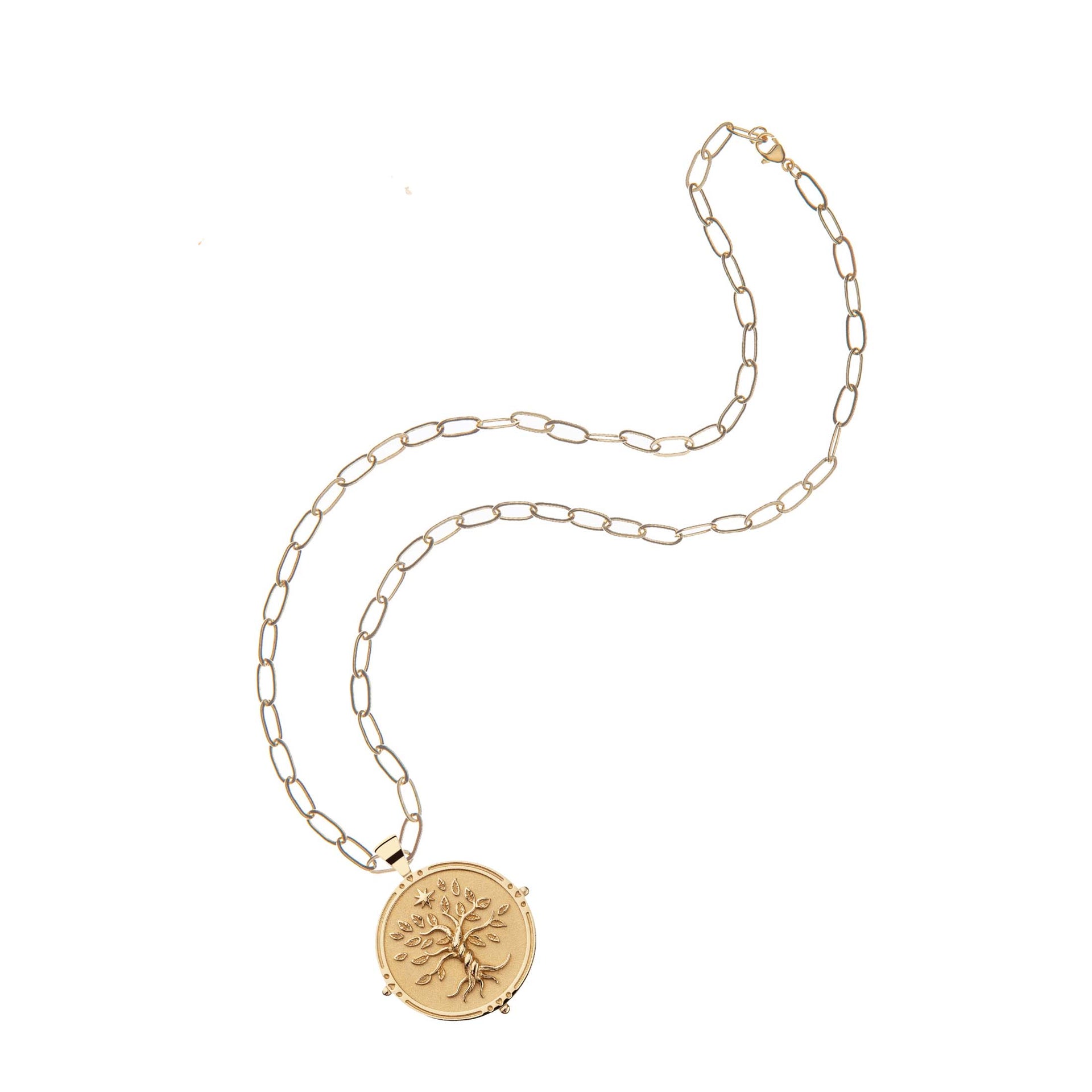 Pendant Coin Necklace with Symbol and Inspired Word - FAITH – Jane Win ...