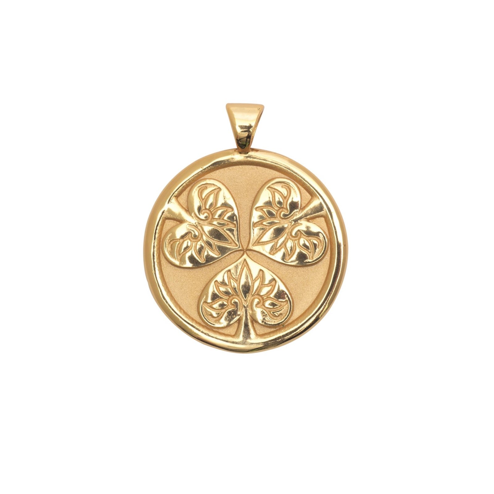 Pendant Coin Necklace with Symbol and Inspired Word - JOY – Jane Win ...