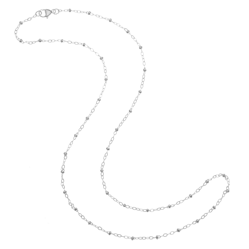 Delicate Satellite Chain in Silver – Jane Win Jewelry